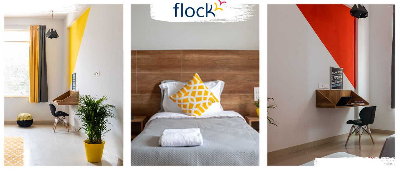 Coliving space in Gurgaon | Flock Coliving in Gurgaon | coliving flats ...